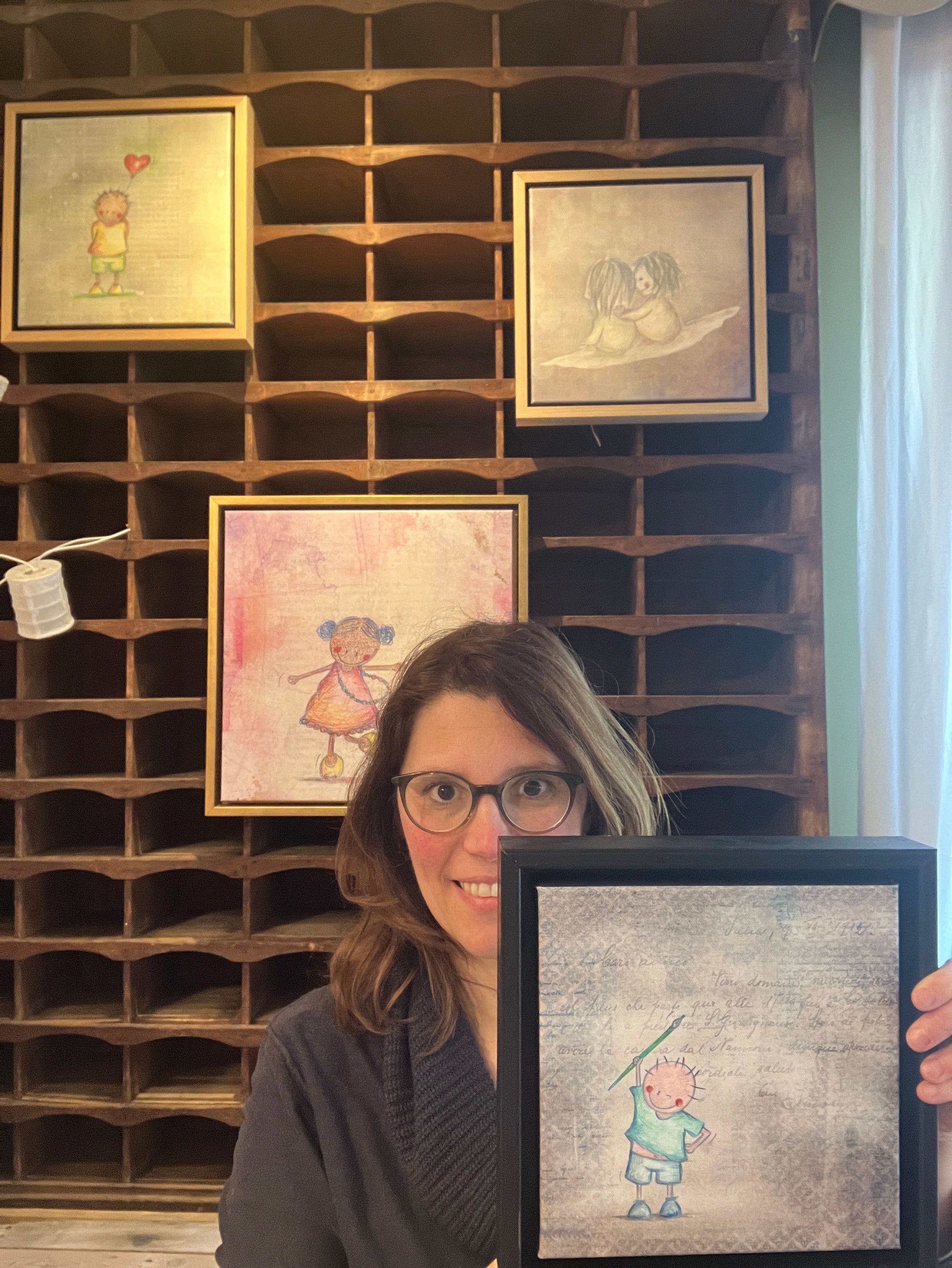 Griet Bertels-Positive sparkles of ART-Originals and prints